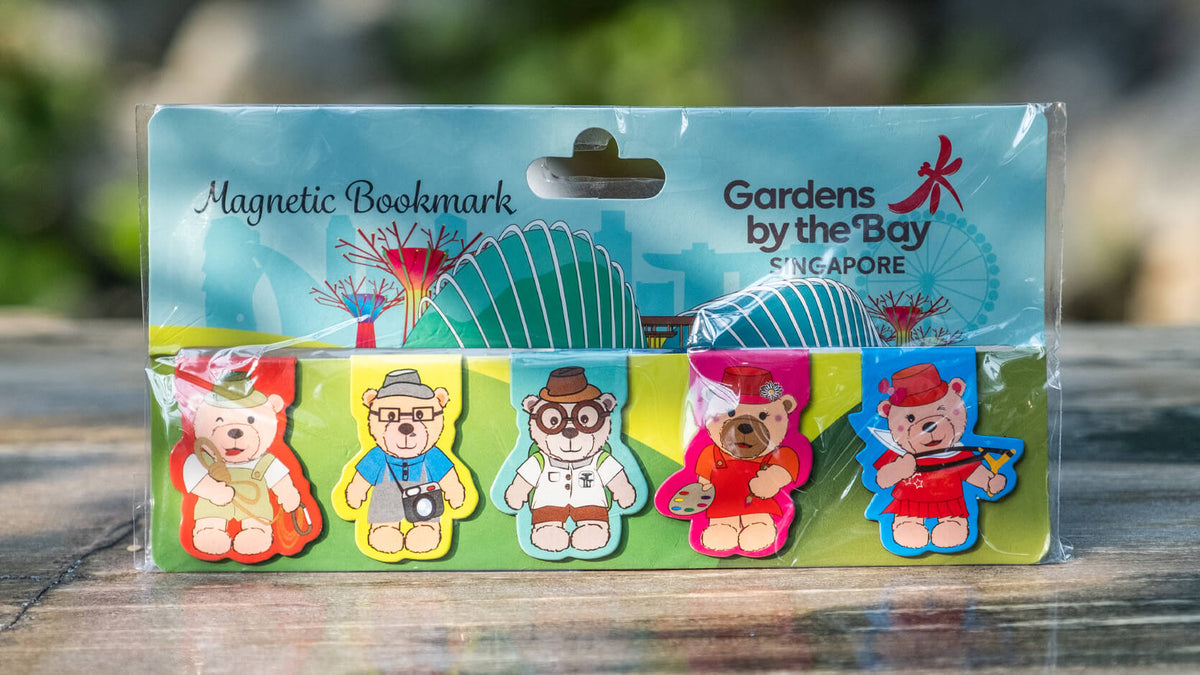 Mcgb Gardens By The Bay Resident Bears Bookmarks (Set Of 5) – Gardens ...